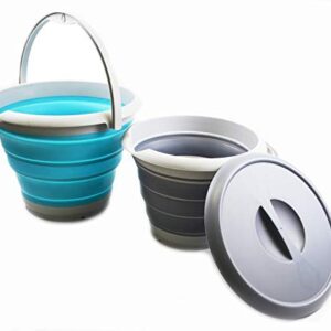 SAMMART Collapsible Bucket Set (5L + 10L)