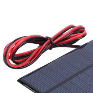 Velaurs Solar Panel Charger, Polysilicon Solar Panel, 2Pcs Snowproof DC 12V Solar Flashlights for Solar Landscape Lights Solar Phone Chargers