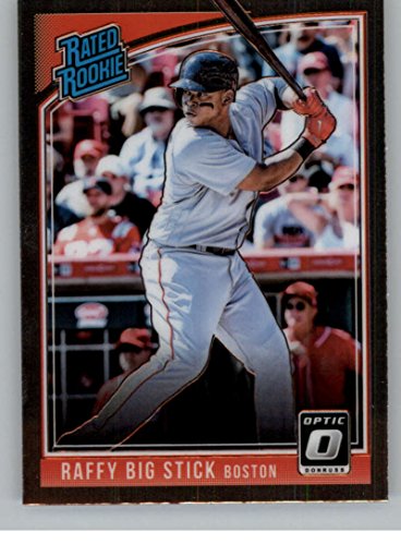 2018 Donruss Optic Baseball Variations #35 Rafael Devers Boston Red Sox Rated RookieOfficial MLB PA Baseball Trading Card in Raw (NM or Better) Condition From Panin America