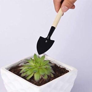 BushWalk Set of 3pcs Gardening Tools for Small Plants Succulents Pots Flower Cactus - Bonsai Tool Kit Gift for Kids and Adults