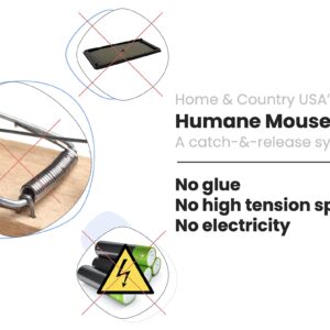 Home and Country USA Humane Mouse Trap - Our Mouse Traps are designed as a live mouse trap for those who want to quickly and easily remove a mouse the right way. (2)