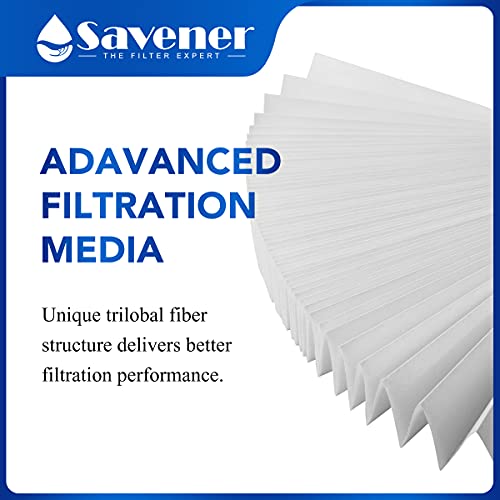 Savener PCC130 Swimming Pool Replacement Filter Cartridge Replaces for Unicel C-7472 Filbur FC-1978 160332 178585 FC-6475 CCP520 R173578 PLFPCC130 Darlly 71252 4 Pack