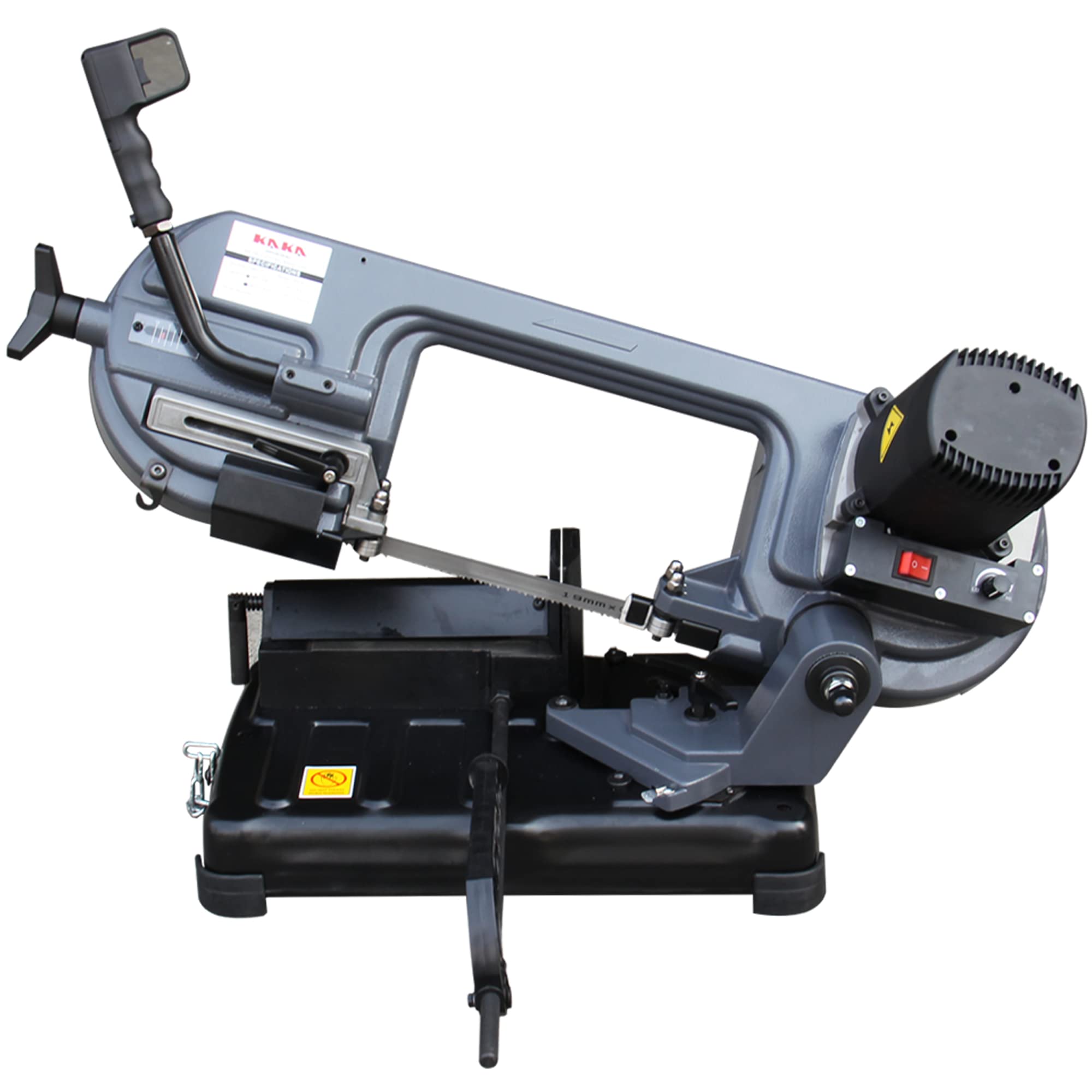 KAKA INDUSTRIAL BS-6 110V-60HZ-1PH Mini Metal Cutting Band Saw, Variable Speed Bandsaw, Solid Design Metal Bandsaw, Space Saver Metal Cutting Band Saw