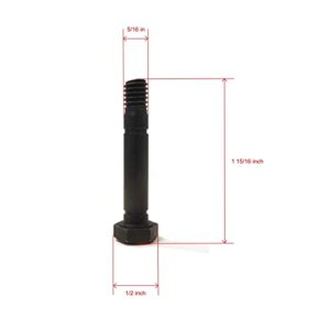 The ROP Shop | (Pack of 10 Shear Pin Bolt & Nut for Ariens Deluxe 28 921022, 921023, 921034