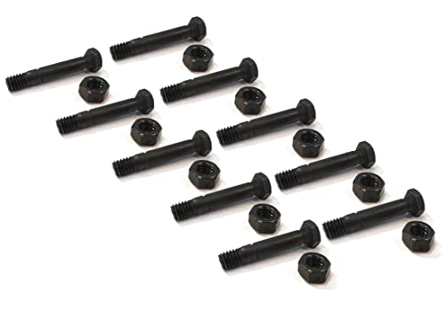 The ROP Shop | (Pack of 10 Shear Pin Bolt & Nut for Ariens Deluxe 28" 921030, 921035, 921036