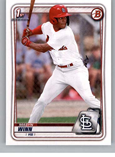 2020 Bowman Draft Paper #BD-59 Masyn Winn St. Louis Cardinals First Bowman RC Rookie Official MLB Baseball Trading Card From The Topps Company in Raw (NM Near Mint or Better) Condition