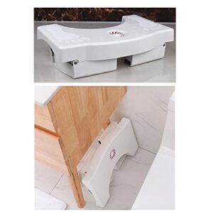 Folding Toilet Stool for Adults or Children,Fit for All Toilets (P01)