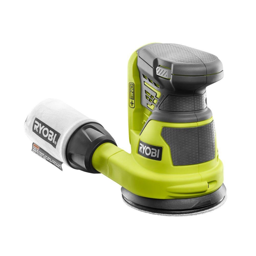 RYOBI 18-Volt Cordless 5 in. Random Orbit Sander Kit with Battery and Charger (NO Retail Packaging, Bulk Packaged)