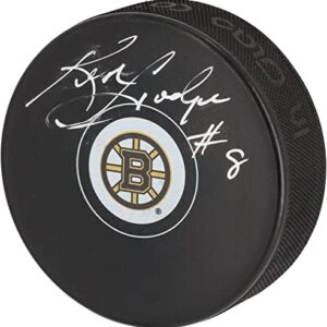 Ken Hodge Boston Bruins Autographed Hockey Puck - Autographed NHL Pucks