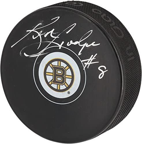 Ken Hodge Boston Bruins Autographed Hockey Puck - Autographed NHL Pucks