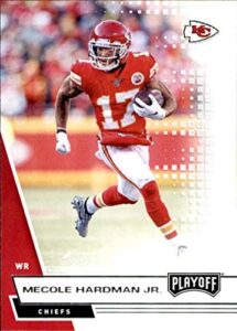 2020 panini playoff #83 mecole hardman jr. kansas city chiefs football card