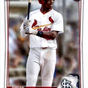 2020 Bowman Draft #BD-57 Jordan Walker St. Louis Cardinals Baseball Card