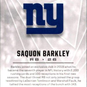 2020 Panini Illusions Retail #83 Saquon Barkley New York Giants Football Card