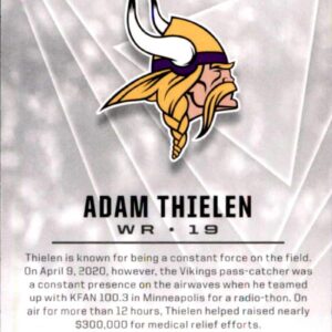 2020 Panini Illusions Retail #73 Adam Thielen Minnesota Vikings Football Card