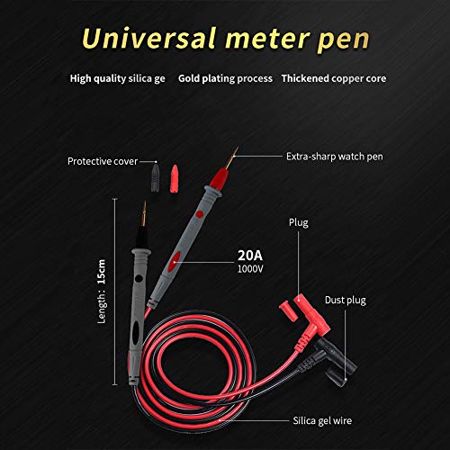 LVOERTUIG LED TV Backlight Tester, LED Light Strip Lamp Beads COB Light Source Repair Testing Tool with LCD Digital Display, 0-300V Output Adaptive Voltage