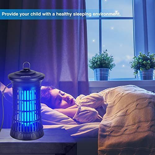 Supink Bug Zapper for Indoor and Outdoor, 18W UV Light Electronic Mosquito Trap Killer, Insect Zapper Trap for Home Garden Camping