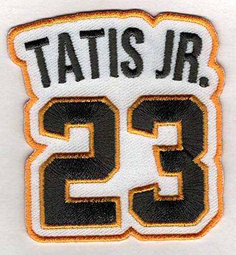 FERNANDO TATIS Jr. No. 23 Patch - San Diego Baseball Jersey Number Embroidered DIY Sew or Iron-On Patch