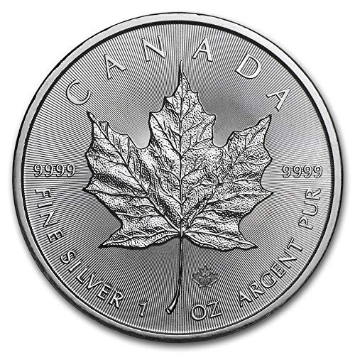 2021 CA Maple Leaf 1 Ounce .9999 Silver Coin Dollar Uncirculated Mint