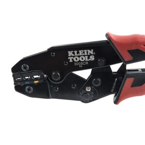 Klein Tools 80013 Wiring Tool Kit with Automatic Wire Stripper and Ratcheting Insulated Terminal Crimper, Great Electrical Tool Kit, 2-Piece