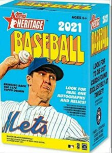 2021 topps heritage baseball blaster box