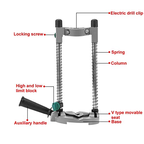 Adjustable Angle Drill Holder, Positioning Tools & Instruments Drillmate Drill Guide Drill Holder Drill Holder Guide Drill Stand, for Electric Drill Drilling