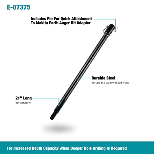 Makita E-07375 Earth Auger Drill Bit 21" Extension Bar