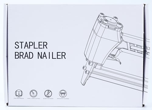 Woodpecker N7116S 22 Gauge Rapid Pneumatic Upholstery Stapler Adjustable Frequency Air Power Fine Wire Staple Gun 3/8-Inch Crown Upholstery Staple Gun 1/4-Inch to 5/8-Inch Leg Length for Upholstering