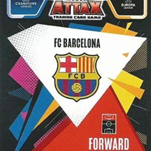 2020-21 Topps Match Attax UEFA Champions League UCL CCG #BAR18 Lionel Messi FC Barcelona Official Collectible Card Game in Raw (NM Near Mint or Better) Condition