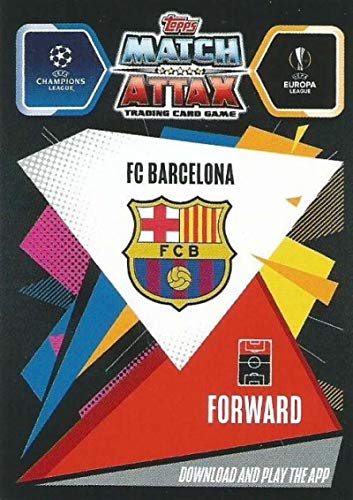 2020-21 Topps Match Attax UEFA Champions League UCL CCG #BAR18 Lionel Messi FC Barcelona Official Collectible Card Game in Raw (NM Near Mint or Better) Condition