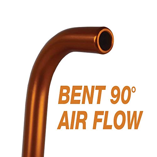 Air Bender Blow Gun, Bent 90 Degree Air Blow Gun, Anodized Aluminum with 1/4" NPT Air Compressor Accessory - Innovative Products of America #8056