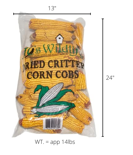 JCs Wildlife Dried Squirrel Corn Bag - Each Bag Weighs About 14 lbs - Great for Squirrels, Chipmunks, Deer and Other Backyard Critters - Grown in Indiana (1)