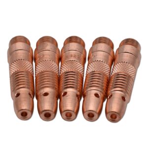 10Pcs Collet Body 10N32 (3/32") & Collet 10N24 (3/32") Consumables KIT for TIG Welding Torch 17, 18 and 26