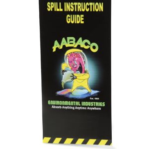 AABACO Universal Spill KIT – Perfect Spill Kits for Trucks - in Portable High Visibility Yellow Tote Bag –for Spill Response – Chemical Or Oil Containment -1 Kit