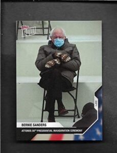 topps 2021 bernie sanders - 2020 usa election topps now® inauguration card #21