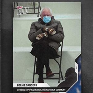 TOPPS 2021 Bernie Sanders - 2020 USA Election Topps NOW® Inauguration Card #21