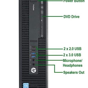 HP SFF Computer Desktop PC, Intel i5, 16GB RAM 512GB SSD, New 22-inch FHD LED Monitor,Webcam, 16GBFlash Drive,Wireless Keyboard & Mouse, DVD, WiFi, Windows 10 Pro (Renewed)