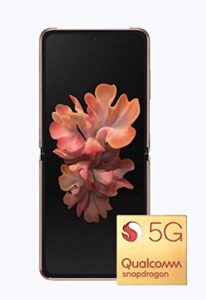 galaxy z flip 5g factory unlocked sm-f707u1 8gb+256gb (att, verizon, tmobile) - us version mystic bronze (renewed)