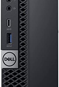 Dell Optiplex 7060 Micro MFF Desktop PC Intel i7-8700T 6-Cores 2.40GHz 32GB DDR4 New 1TB M.2 NVMe SSD WiFi BT HDMI New KB & Mouse Windows 10 Pro (Renewed)