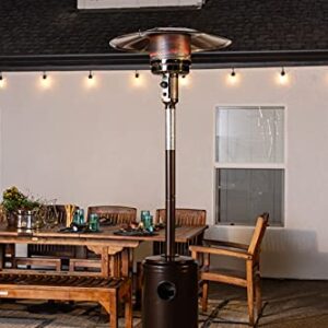 Bond Manufacturing 52156 87" Tall 46,000 BTU Patio Heater, Bronze