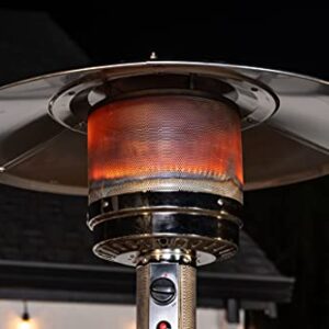 Bond Manufacturing 52156 87" Tall 46,000 BTU Patio Heater, Bronze