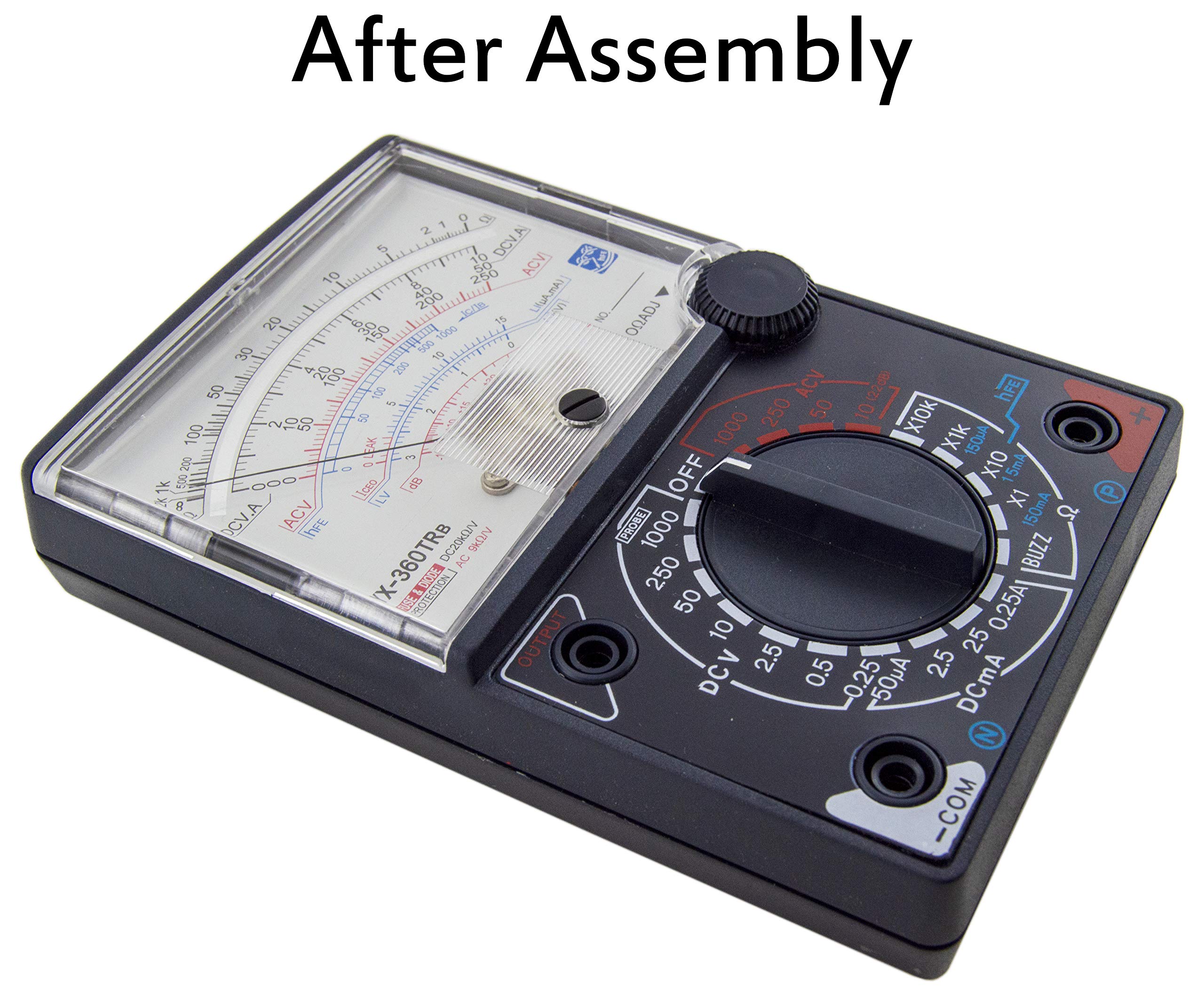 DIY Analog Multimeter Soldering Practice Kit with Assembly Manual, Build Your Own Multitester by EX ELECTRONIX EXPRESS