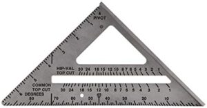 craftsman cmht42790 7 in aluminum rafter square