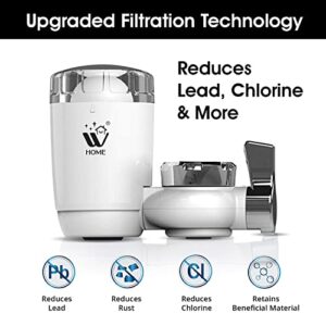 Faucet Filter, Effective Purification System, Reduces Lead & Bad Taste, BPA Free, Water Purifier, Pack of 1