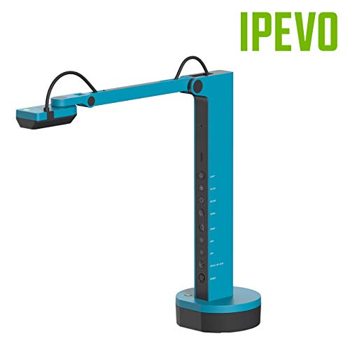 IPEVO VZ-X Wireless 8MP Document Camera, 3 Modes of Connectivity — Wi-Fi, HDMI, and USB, Compatible with Web Conferencing Software in USB Mode, Works Wirelessly with iOS, tvOS, and Android