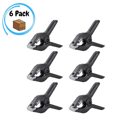 Mr. Pen- Spring Clamps, 6 Pack, 4.5 Inch, Plastic Clamps, Backdrop Clamps, Clamps Set, Clamps for Crafts, Clamps, Clamps for Backdrop Stand, Clamps for Woodworking.