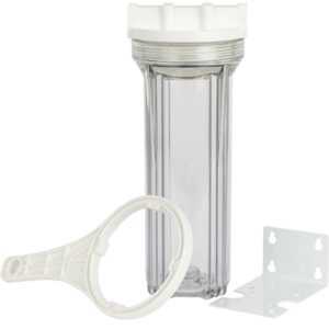 spiropure clear water filter housing 10 inch / 2.5 x 10/158117 transparent standard housing