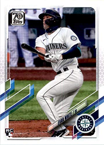 2021 Topps #151 Evan White NM-MT RC Rookie Seattle Mariners Baseball