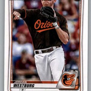 2020 Bowman Draft #BD-111 Jordan Westburg RC Rookie Baltimore Orioles Baseball Trading Card