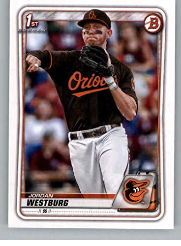 2020 Bowman Draft #BD-111 Jordan Westburg RC Rookie Baltimore Orioles Baseball Trading Card