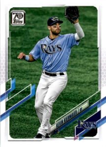 2021 topps #280 kevin kiermaier nm-mt tampa bay rays baseball